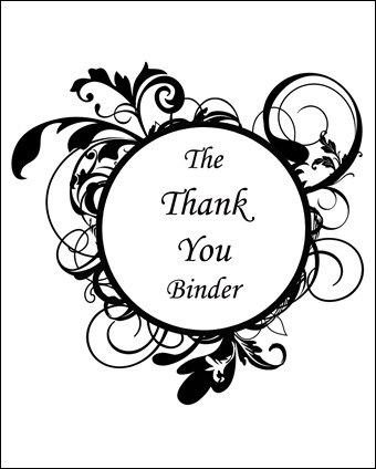 My Mix of Six: Thank You Binder
